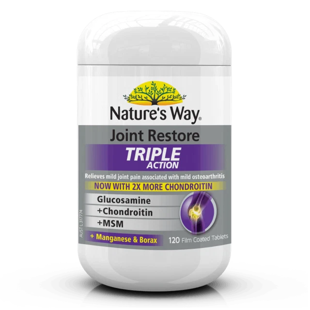 NATURE'S WAY JOINT Restore Triple Action 120 Tablets Arthritis Natures ...