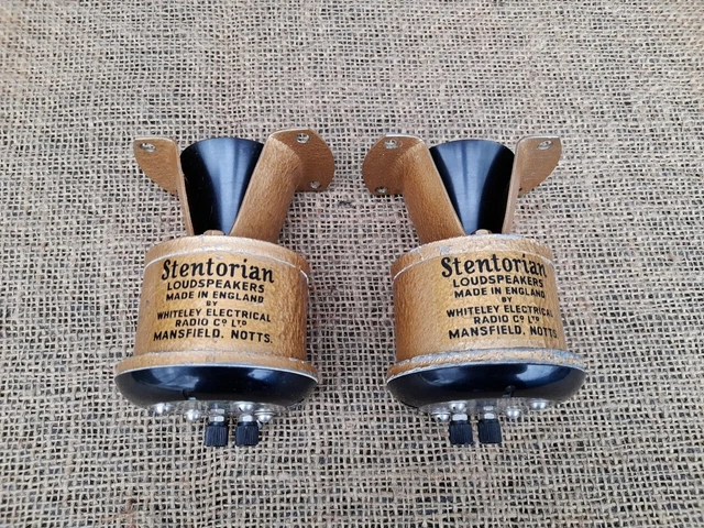 PAIR RARE WHITELEY Stentorian T12 Tweeter Speakers £299.99 - PicClick UK