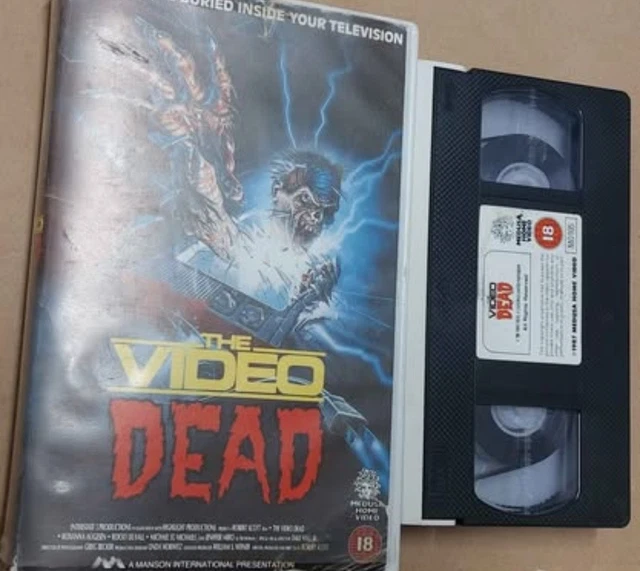 RARE ORIGINAL VINTAGE THE VIDEO DEAD VHS 1980s VIDEO FILM CLASSIC £27. ...