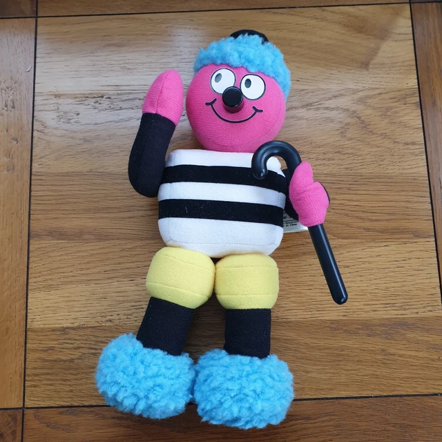 VINTAGE BERTIE BASSETT Liquorice Allsorts Mascot Soft Toy 13" Plush ...