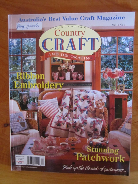 MAGAZINE AUSTRALIAN COUNTRY Craft & Decorating Vol. 11 No. 1 Great ...