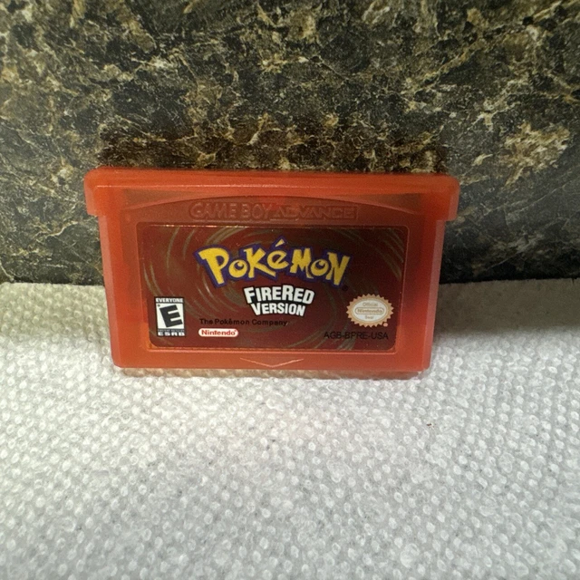 POKEMON: FIRERED VERSION GBA (Game Boy Advance, 2004) Authentic Fire ...