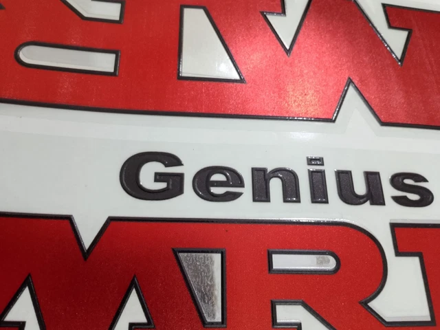 ORIGINAL DIGITAL LATEST 2026 Red Genius Prince MRF Cricket Bat Stickers ...