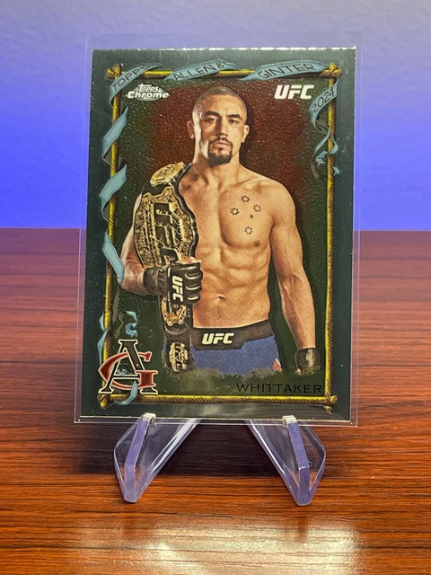2024 TOPPS CROMATO UFC Robert Whittaker peso medio Allen & Ginter AAG ...