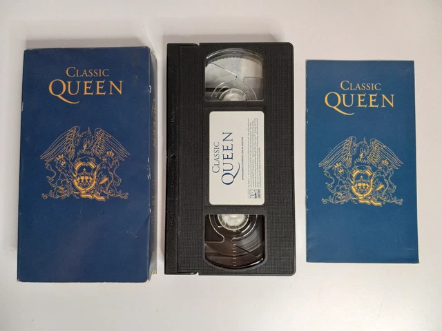 CLASSIC QUEEN (VHS, 1992) 17 Music Videos Including Insert - Queen ...