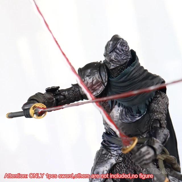 3D HAND-PAINTED 1/12 Scale Blood Sword Weapon Model For DIY 6" Action ...