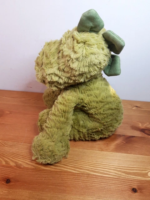 JELLYCAT FUDDLEWUDDLE DINOSAUR Plush Green Dino Beanie Soft Toy 23cm £ ...