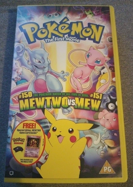 POKEMON THE FIRST Movie (VHS, 2000) With MewTwo Pokémon Card £0.99 ...