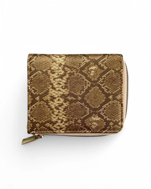 💥 BAPE WALLET Snake Pattern Zip Coin Pouch Card Holder Japan Exclusive ...