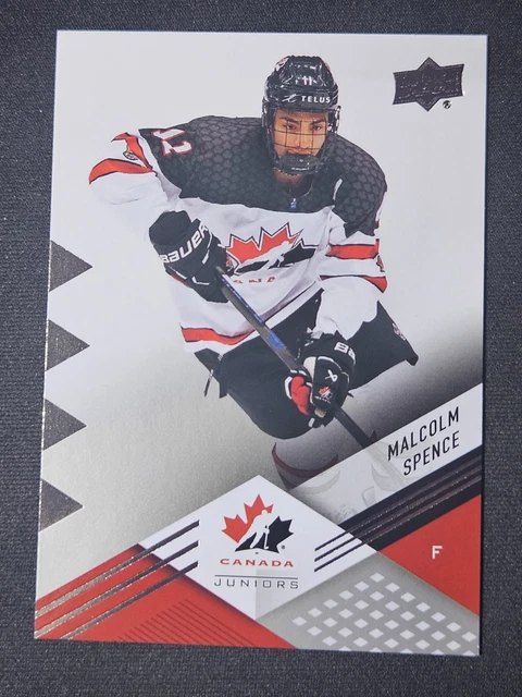 2024 UD TEAM Canada Malcolm Spence 🇨🇦🇨🇦🇨🇦 2025 Draft Prospect $5.99 ...