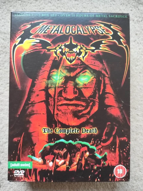 METALOCALYPSE - SEASON 1-3 The Complete Death (DVD, 2011, 6-Disc Box ...