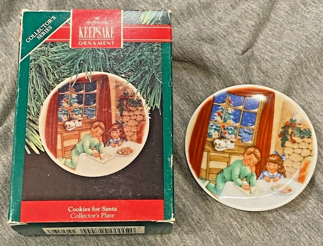 HALLMARK KEEPSAKE COLLECTOR'S Series Cookies for Santa Collector's ...