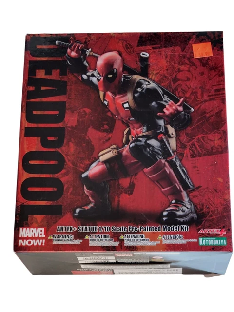 KOTOBUKIYA DEADPOOL MARVEL Now! Artfx+ Statue Pre-Painted Model Kit : 1 ...