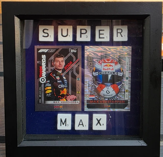 RED BULL CUSTOM made Formula 1 frame 🏎️ F1 Super Max unique Christmas ...