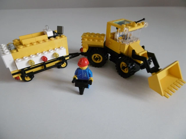 LEGO LEGOLAND 6481 Straßenbaufahrzeug Construction Crew Licht System ...