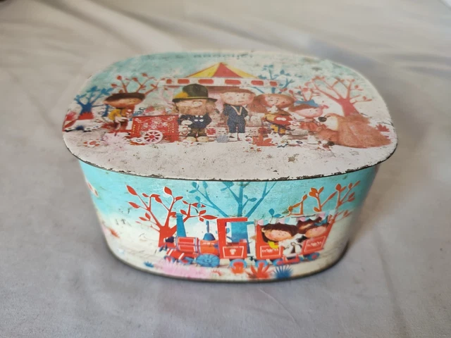 ANCIENNE BOITE CONFISEUR BONBONS BROCHET LE MANEGE ENCHANTE ORTF 1960 ...