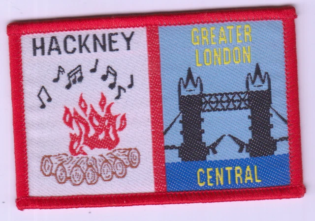 BOY SCOUT DOUBLE Badge Ext HACKNEY/GTR LONDON CENTRAL £0.99 - PicClick UK