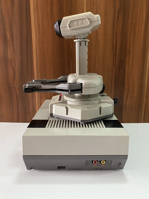 NINTENDO NES 1986 DELUXE SET BOX Set ROB Robot CIB 90% COMPLETE ...