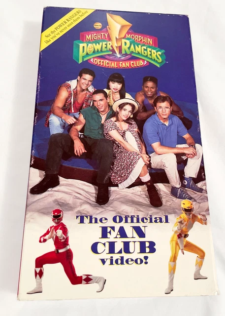 MIGHTY MORPHIN POWER Rangers: Official Fan Club Video (VHS, 1994) £13. ...