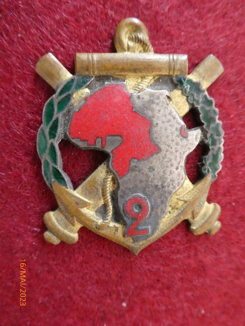 INSIGNE ART. 2°RÉGIMENT d'ARTILLERIE COLONIALE. EUR 5,00 - PicClick FR