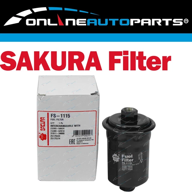 EFI FUEL FILTER for Toyota 4Runner Hilux Surf VZN185 3.4L V6 5VZ-FE ...