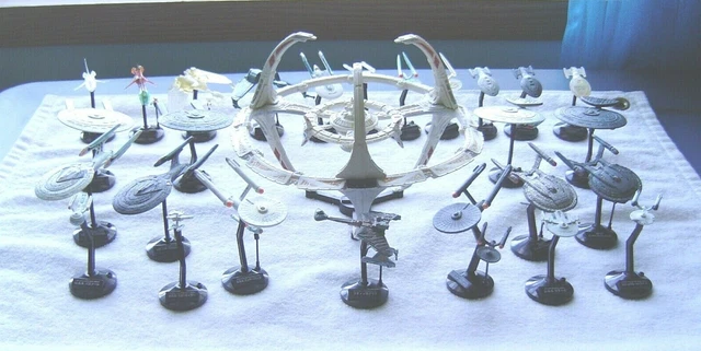 STAR TREK ROMANDO 1:7000 Scale - Complete Set - 35 Ships and DS9 ...