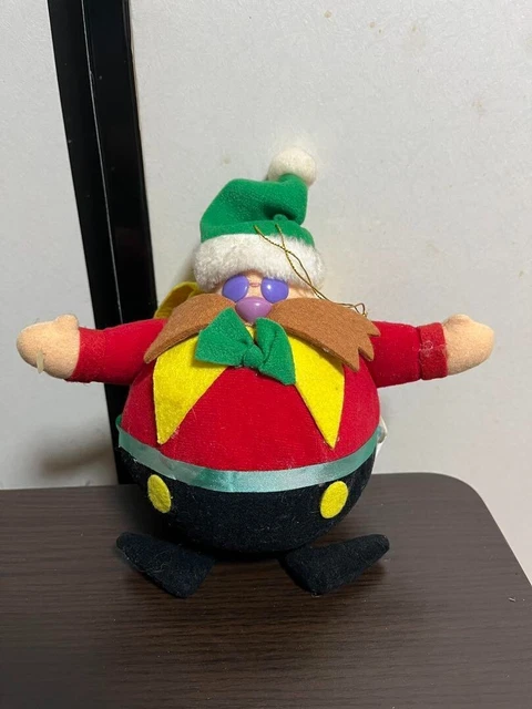 PELUCHE SONIC DR. Eggman Santa 1994 Christmas Sega Robotnik Vintage ...