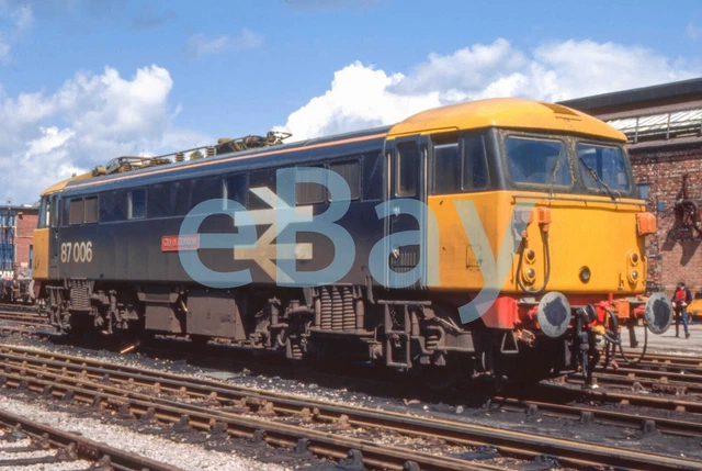 35MM RAILWAY SLIDE of Class 87 87006 Copyright to Buyer £4.99 - PicClick UK