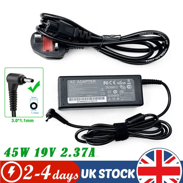 FITS ACER ASPIRE 5 A514-54 Laptop AC Adapter Charger Power Supply 45W ...