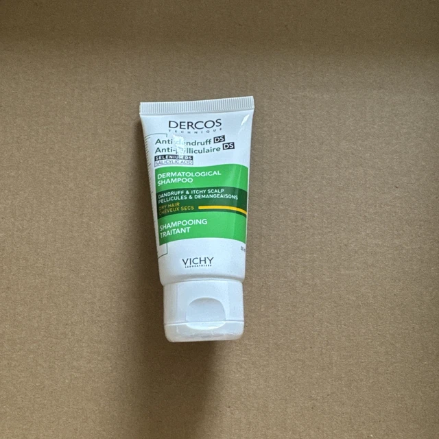 NEW! VICHY DERCOS Anti Dandruff Shampoo Dry Hair 50ml travel size £2.75 ...