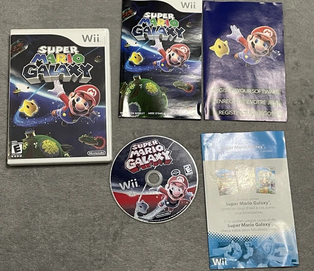 SUPER MARIO GALAXY Nintendo Wii 2007 Complete, Tested, Working £16.95 ...