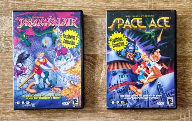 DRAGON'S LAIR + Space Ace Interactive DVD Bundle - PlayStation 2 ...