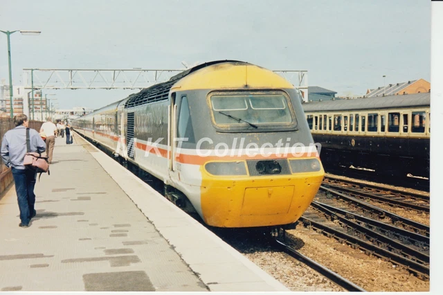 RAIL PHOTO HST 43002 Gloucester 4/8/91 9:53 Bristol Temple Meads - York ...