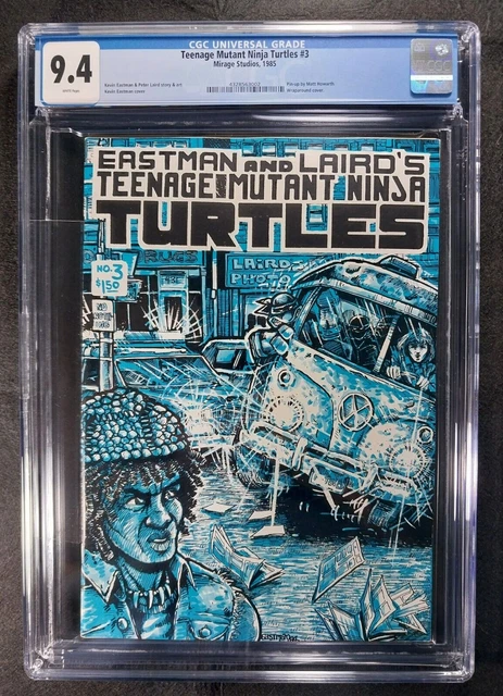 TEENAGE MUTANT NINJA Turtles #3 CGC 9.4- 1st print- 3rd App of the ...