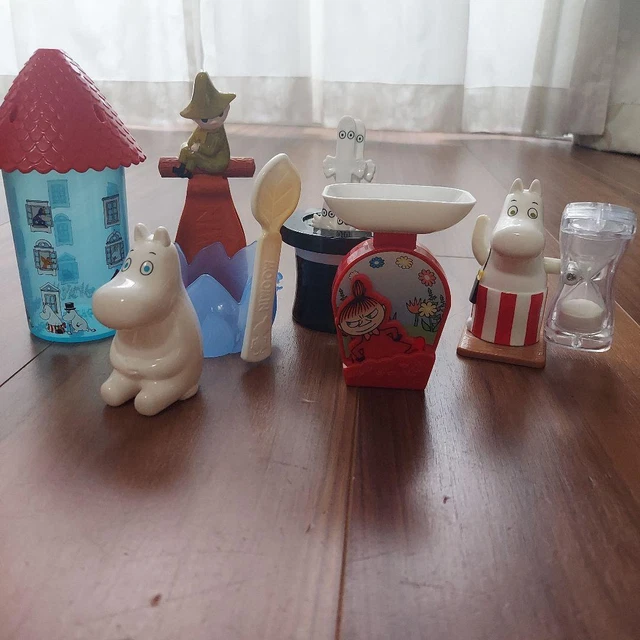 MOOMIN FIGURE MCDONALD'S Happy Meal Complete Snufkin Hattifattener ...