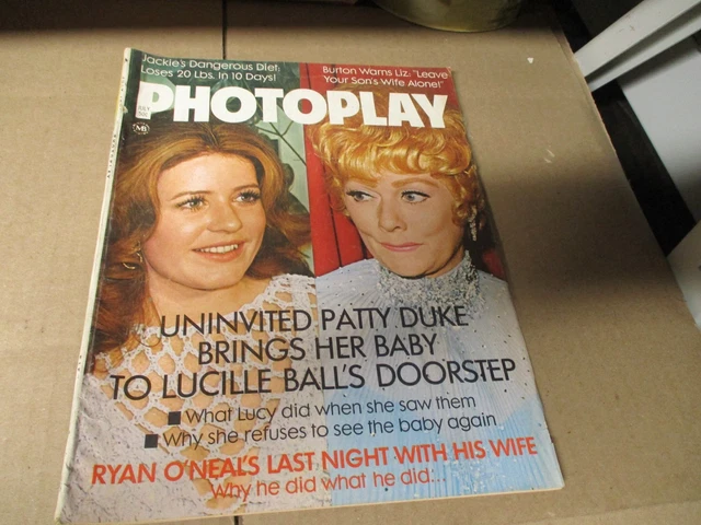 PHOTOPLAY MAGAZINE JULY 1971 Cover: Lucille Ball & Patty Duke F164 PA £ ...