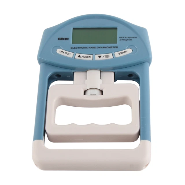 ELECTRIC GRIP DYNAMOMETER Electronic Hand Dynamometer LCD Display For ...