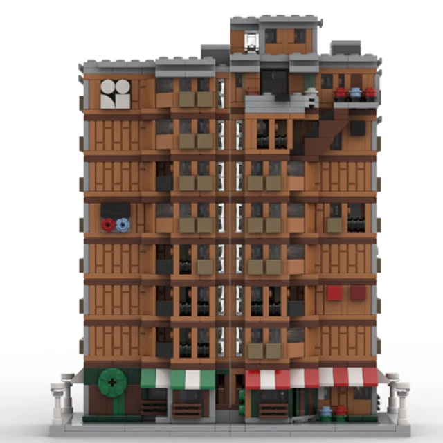 ZITIANYOUBUILD MODULAR APARTMENT Building Blocks Street View Set 1472 ...
