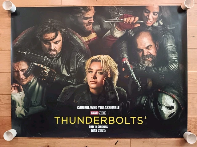THUNDERBOLTS* ORIGINAL UK Cinema Quad Poster 30"x40" 2025 Marvel £11.07 ...