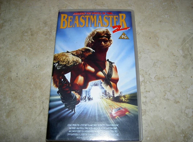 THE BEASTMASTER 2 II VHS Video Cassette 90's Time Travel Fantasy Tanya ...