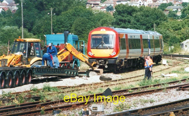 RAILWAY PHOTO 6X4 DMU Class 170 170 SWT prep for road vehicle 20/8/2001 ...