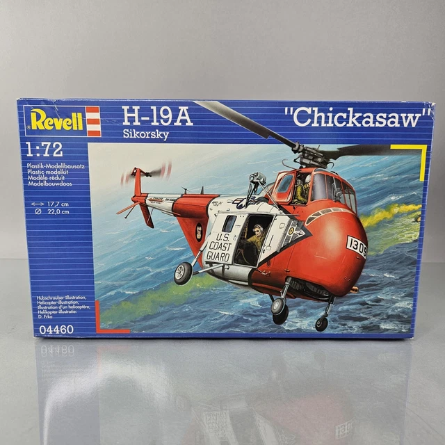 REVELL 1:72 SIKORSKY H-19A Chickasaw Helicopter Model Kit 04460 US ...