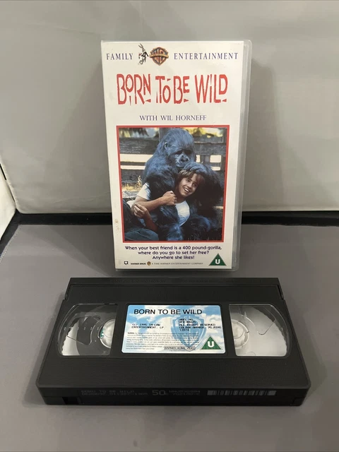 WARNER BROS BORN To Be Wild VHS Tape (VHS/SUR, 1996) £5.50 - PicClick UK