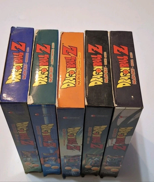 DRAGON BALL Z: Majin Boo UNCUT - Vintage VHS Set (5/7 Sagas, Incomplete ...