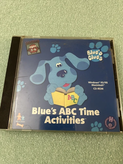 BLUE'S CLUES ABC Time Activities PC Computer Game Nick Jr. Preschool ...