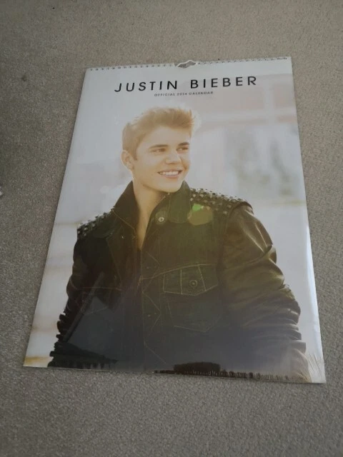JUSTIN BIEBER 2014 Calendar (Sealed) Good For 2025 Dates £19.44 ...