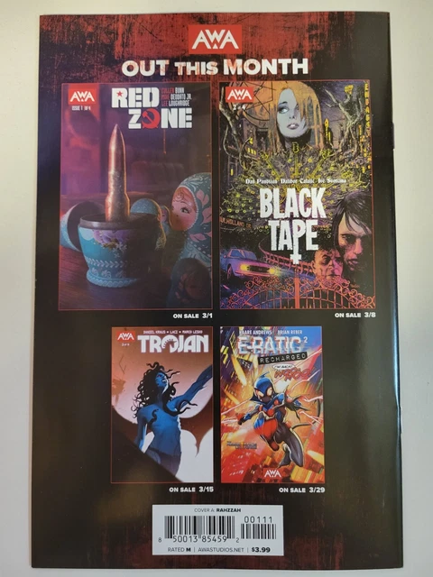 RED ZONE #1 AWA Upshot 2023 Series 9.4 Near Mint $6.29 - PicClick CA