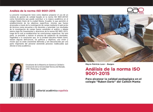 ANÁLISIS DE LA norma ISO 9001-2015 | Mayra Patricia Loor - Burgos | Taschenbuch EUR 38,95 ...
