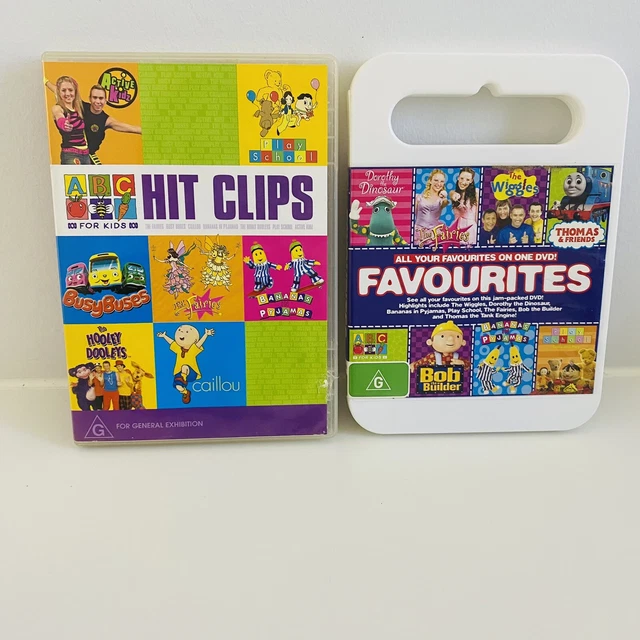 ABC FOR KIDS Hit Clips & Favourites DVD Bundle 2004/2008 Bananas In ...