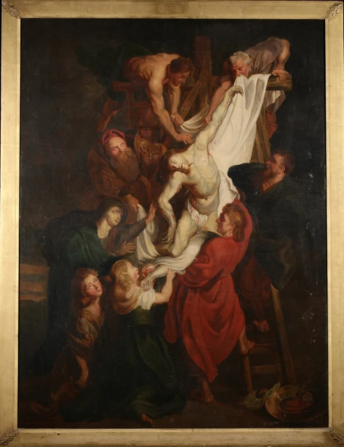 LAMBERTUS VAN DEN Wildenbergh (1803-1857) Giant Signed Dutch Oil ...